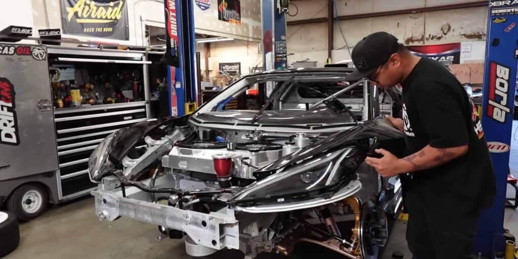 Matt Field Unveils World's First Manual C8 Corvette At SEMA Show - DRIFTED