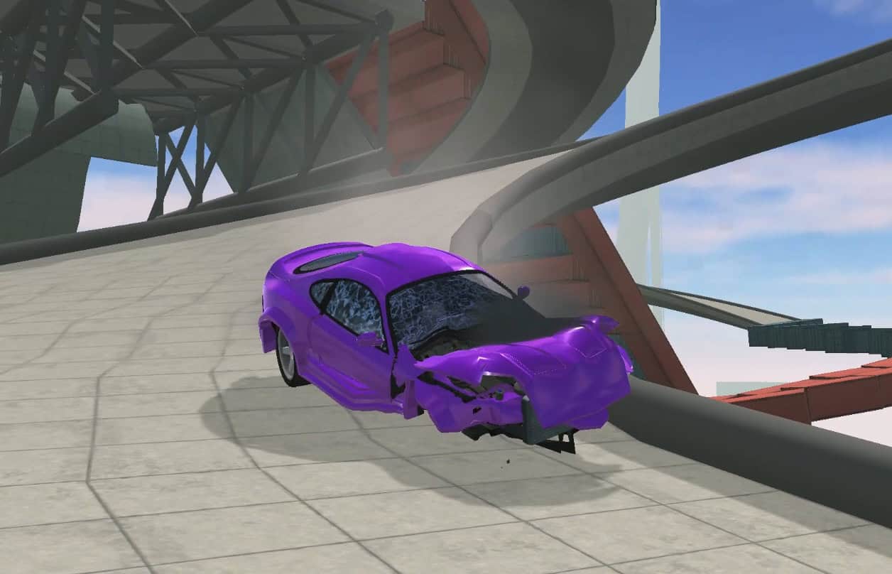Beam Drive Car Crash Test Simulator - DRIFTED