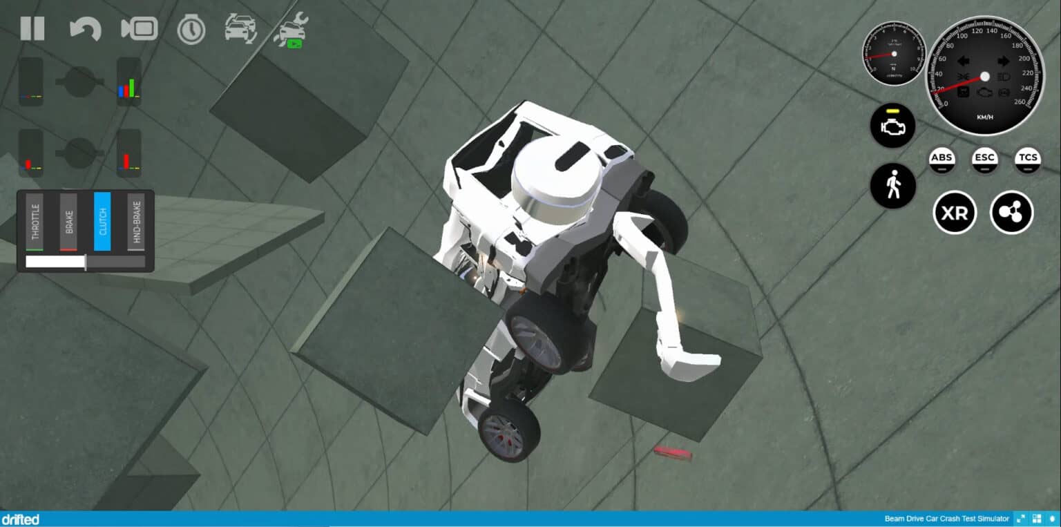 Beam Drive Car Crash Test Simulator - DRIFTED