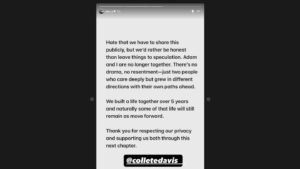 Are Adam LZ And Collete Back Together? New Clip Has Fans Talking - DRIFTED