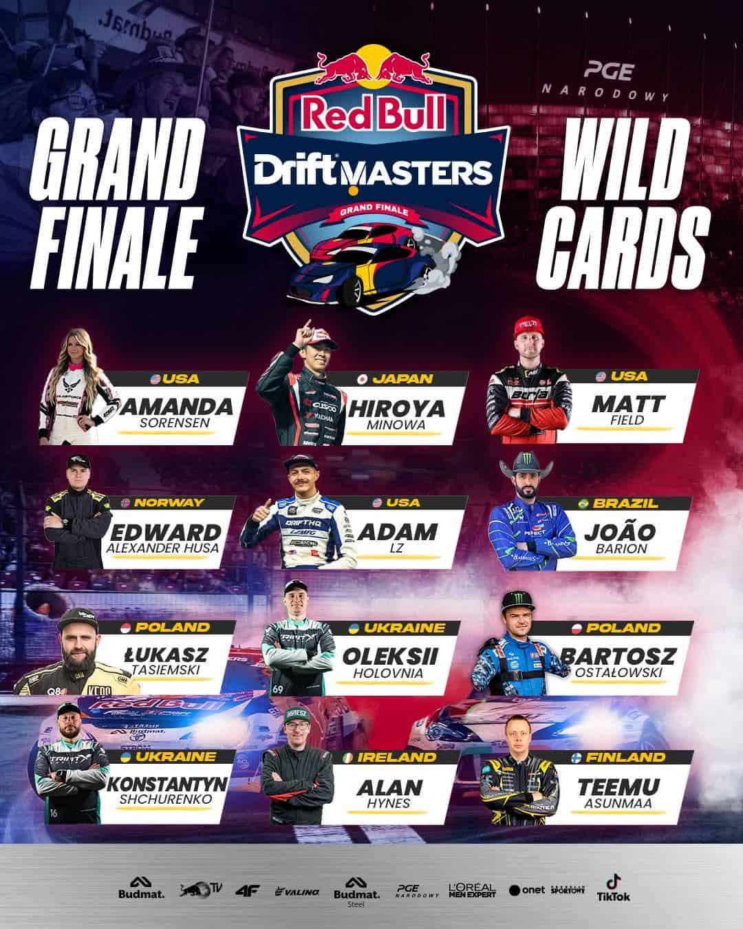 Drift Masters Announces Insane Wildcard Driver List For Upcoming ...