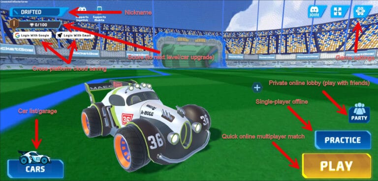 Rocket Goal - DRIFTED
