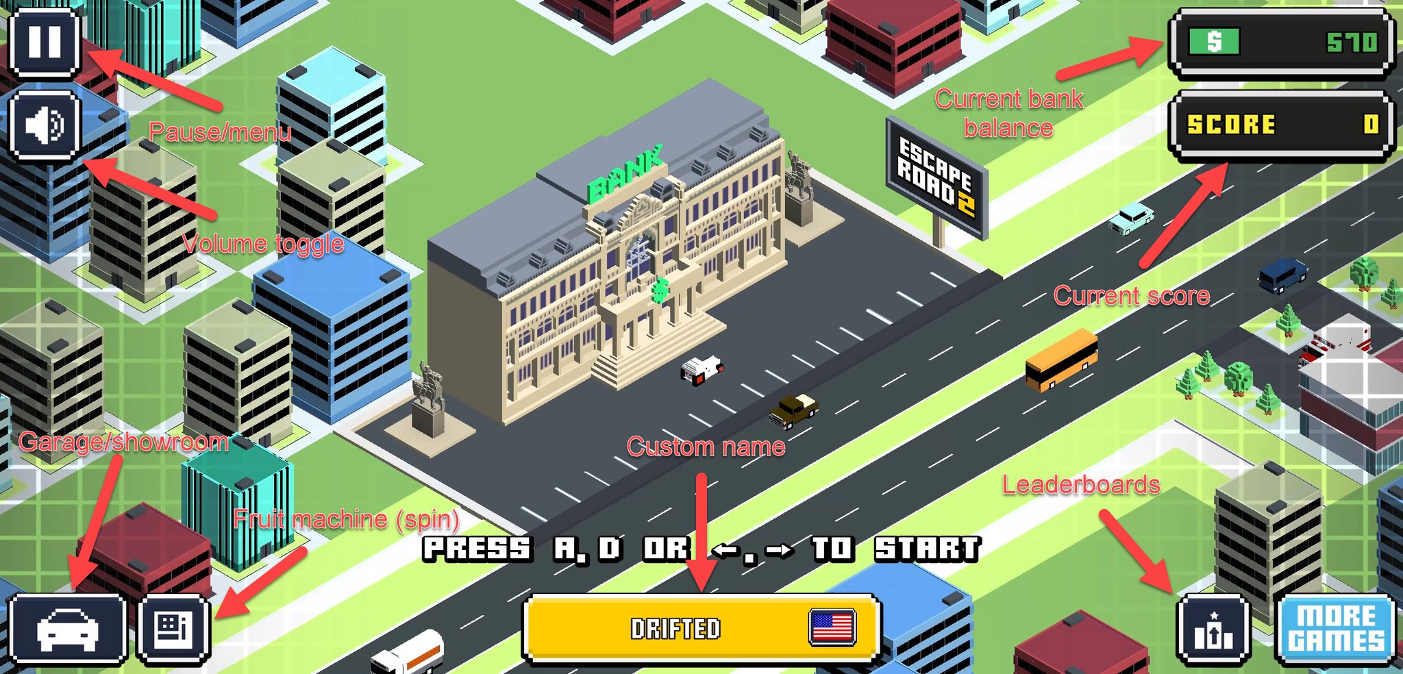 Escape Road 2 - DRIFTED